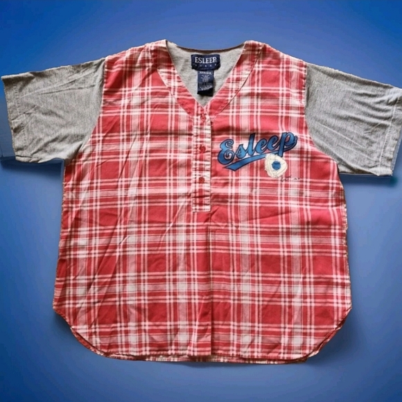 Esleep | Intimates & Sleepwear | Vtg Esleep Pajama Top Size Medium ...